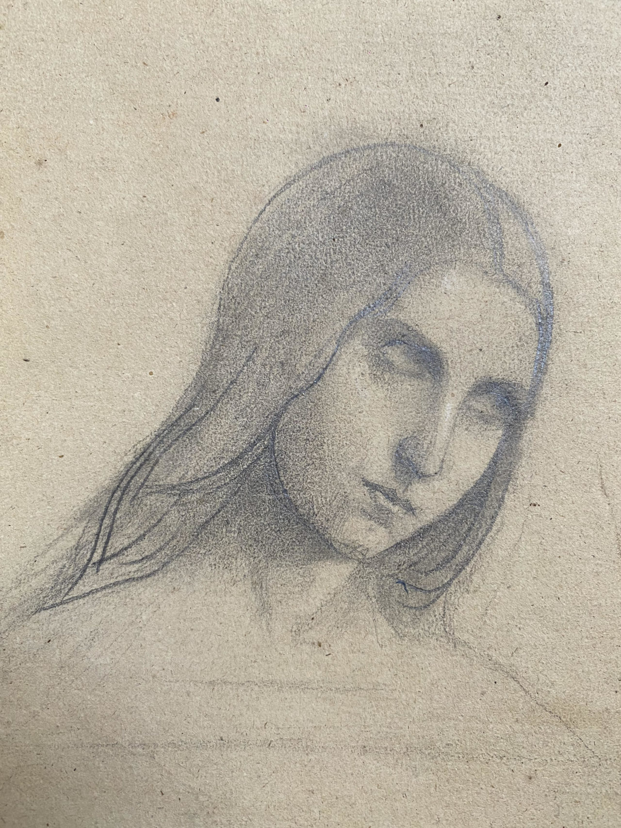 Paul Flandrin, Tête d’Ange | Le Cloître de l'art
